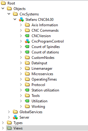Standardized OPC UA interface solution